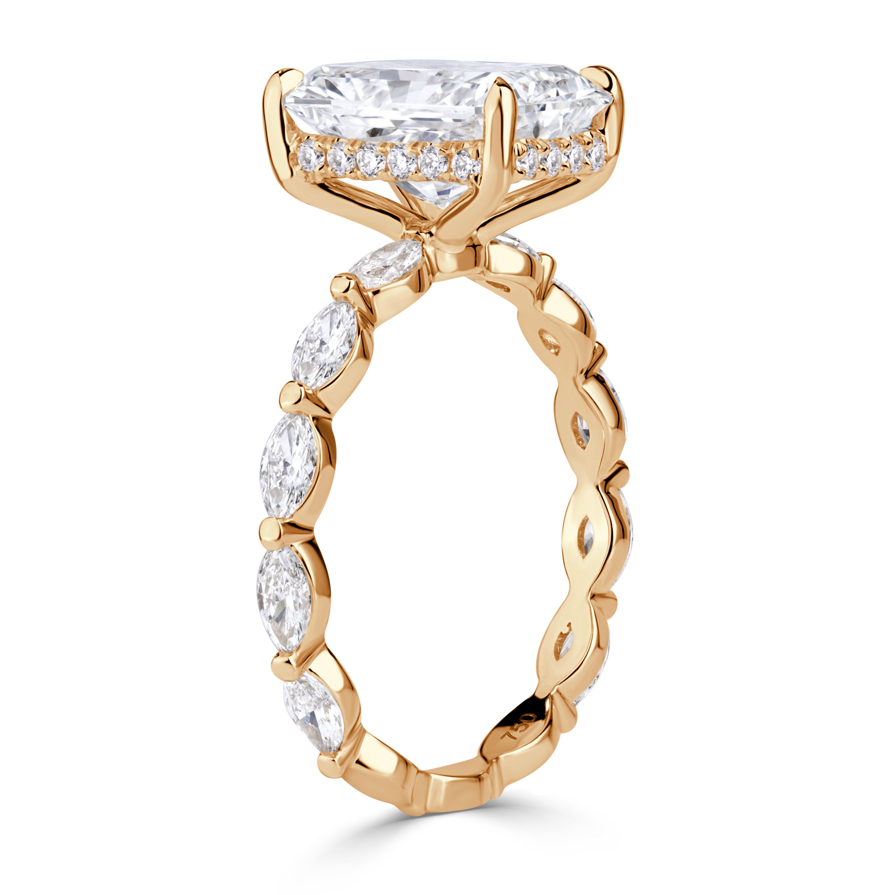 SIDE STONE ENGAGEMENT RINGS – Page 2 – Mark Broumand