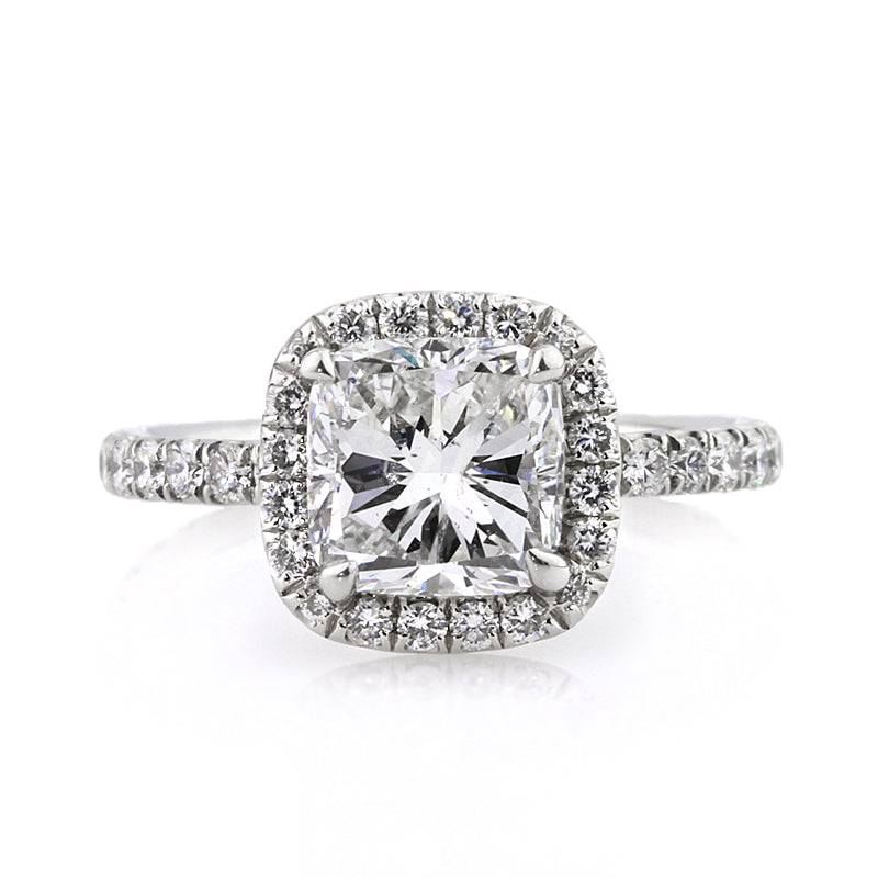3.01ct Cushion Cut Diamond Engagement Ring – Mark Broumand