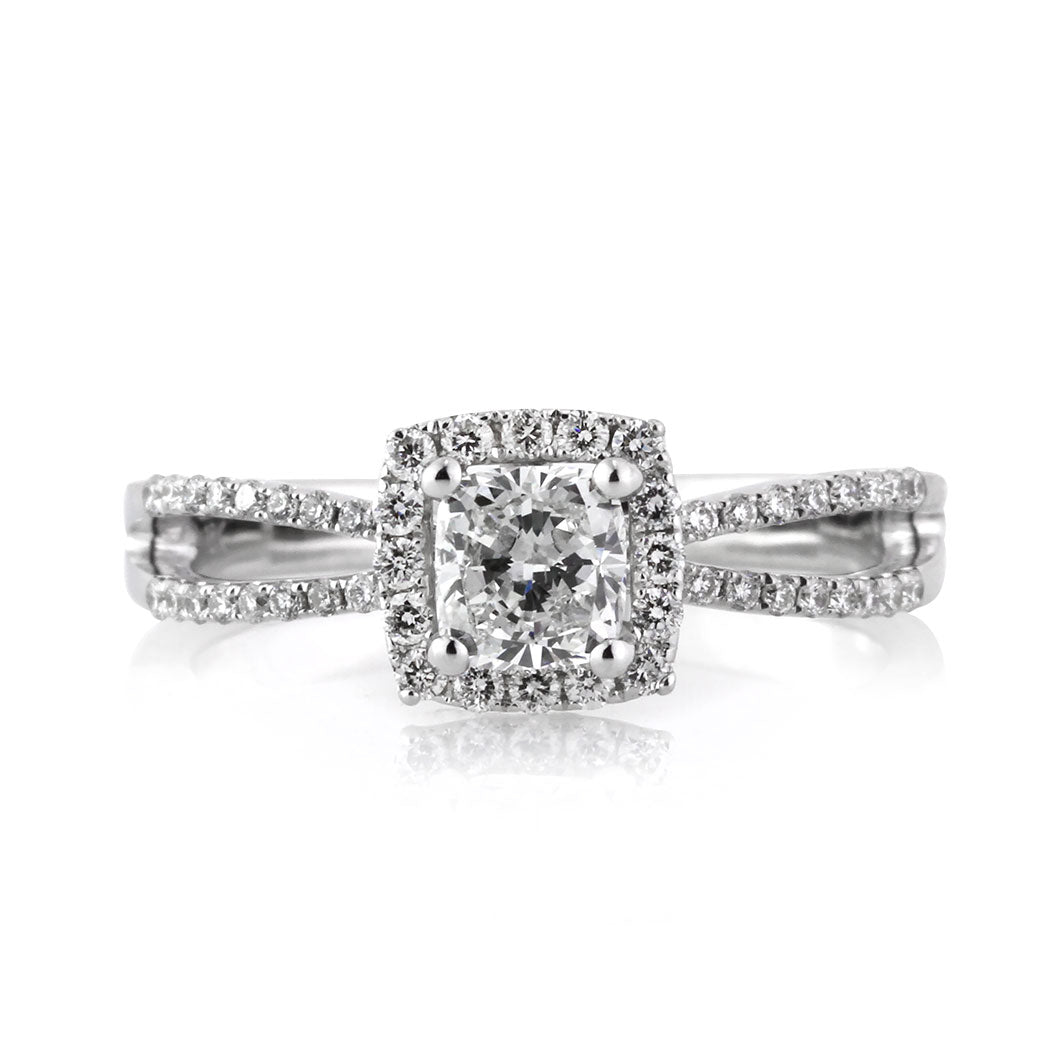 1.35ct Cushion Cut Diamond Engagement Ring – Mark Broumand