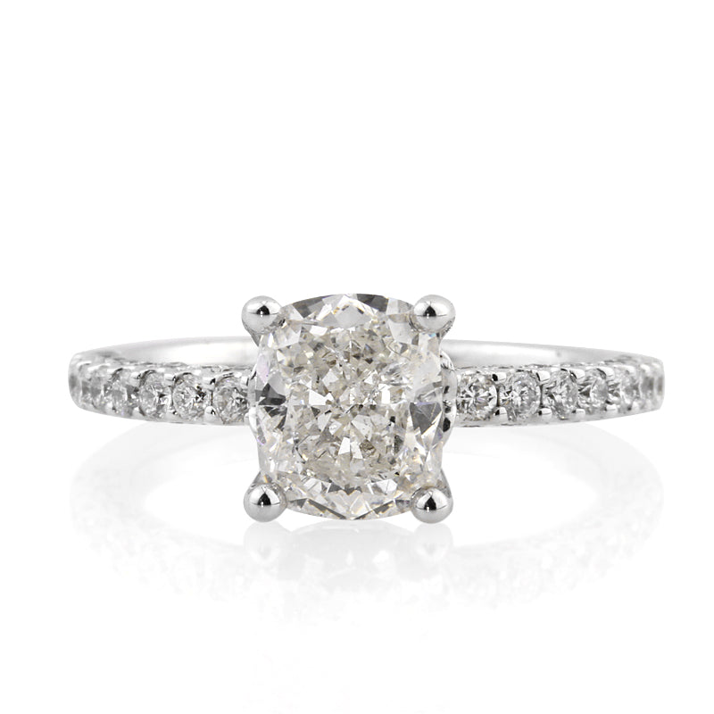 2.70ct Cushion Cut Diamond Engagement Ring – Mark Broumand