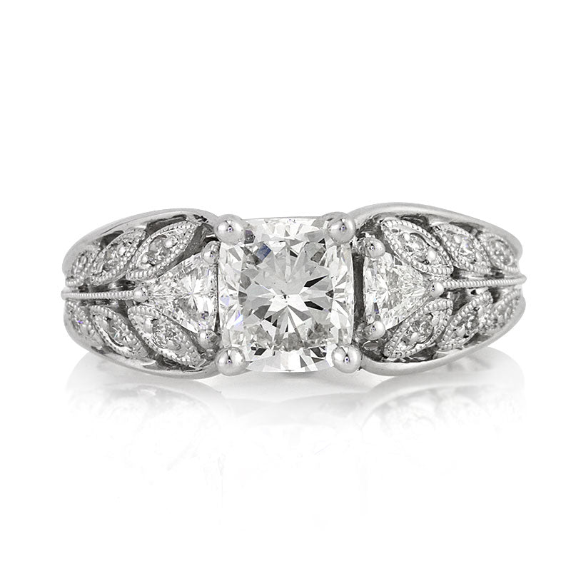 1.76ct Cushion Cut Diamond Engagement Ring – Mark Broumand