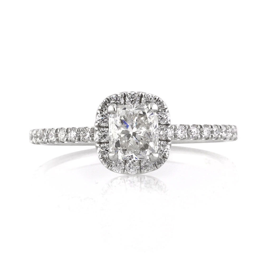 1.29ct Cushion Cut Diamond Engagement Ring – Mark Broumand