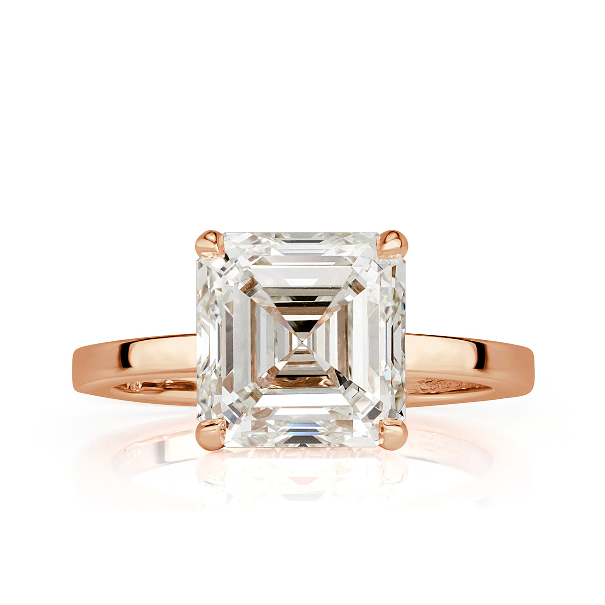 Asscher Cut Engagement Ring