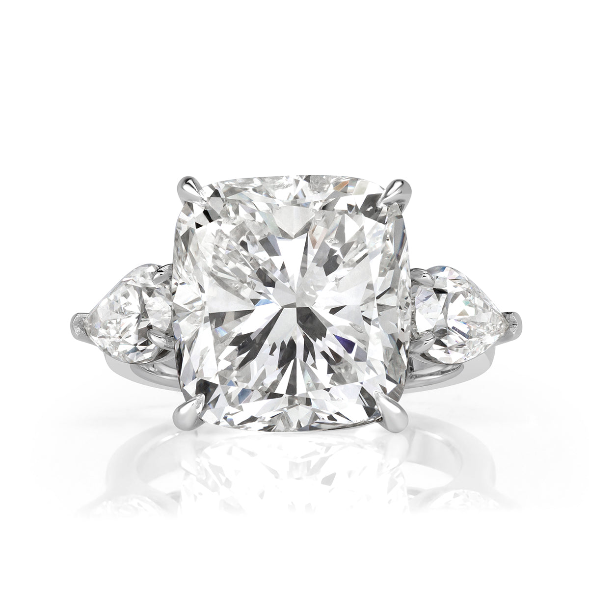 12.03ct Cushion Cut Diamond Engagement Ring – Mark Broumand